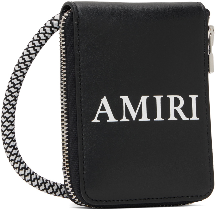 AMIRI Black Zip Around Bag Amiri