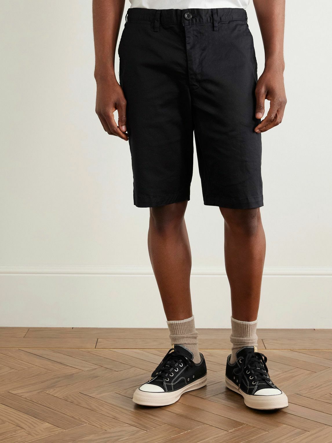 Beams Plus - Ivy Slim-Fit Cotton-Blend Twill Shorts - Blue Beams Plus