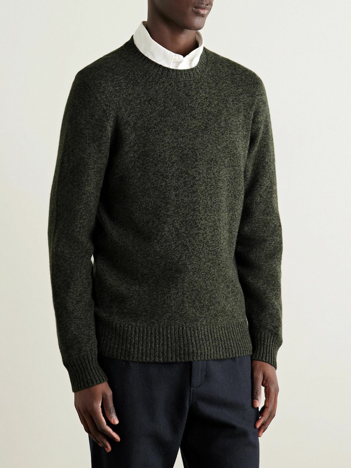 Hartford - Wool Sweater - Green Hartford