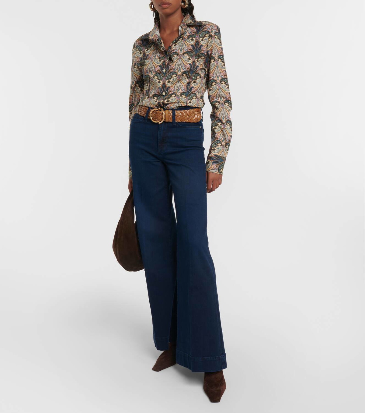 Frame Le Palazzo Wide Hem wide-leg jeans Frame Denim