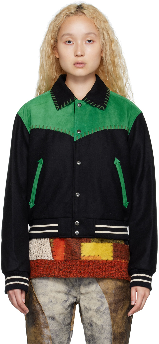 Andersson Bell Black & Green Margo Jacket Andersson Bell