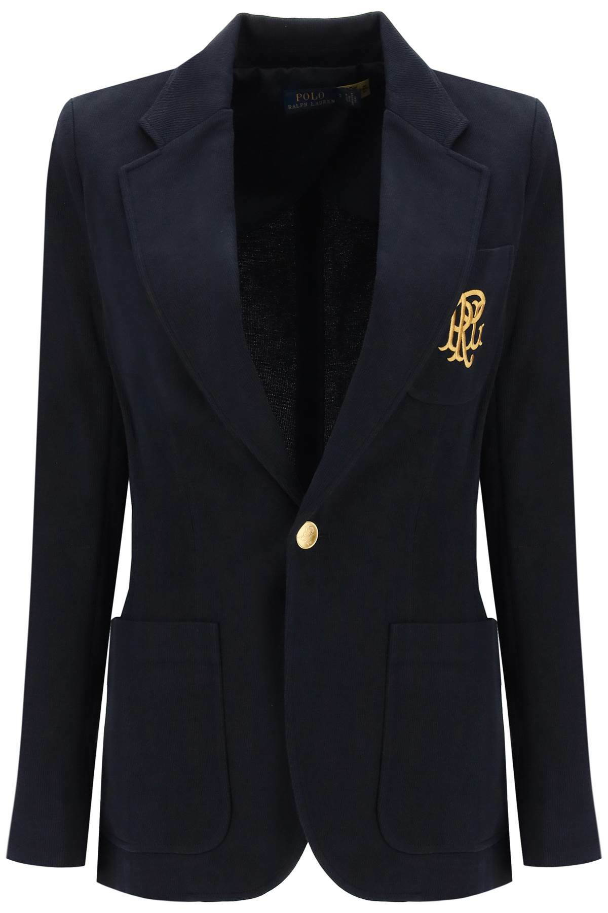 POLO RALPH LAUREN double-knit blazer Blue Polo Ralph Lauren