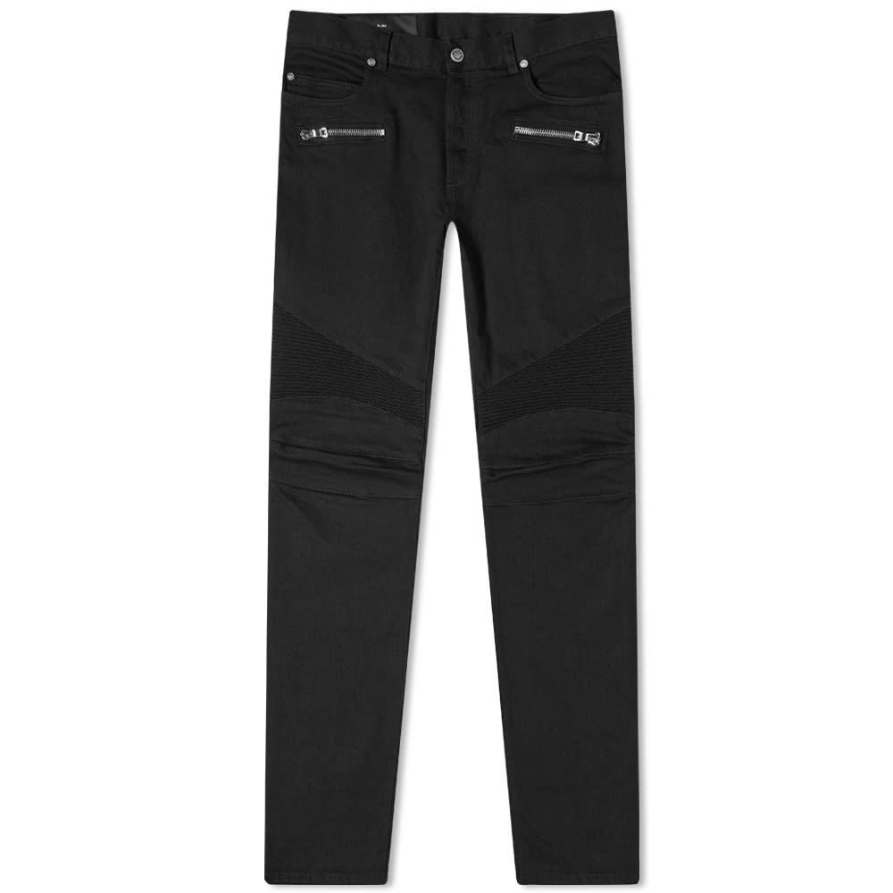 Balmain One Wash Biker Jean Balmain