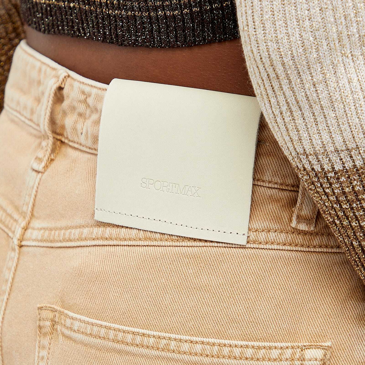 Sportmax Women's Vanda Combat Bottoms in Camel Sportmax