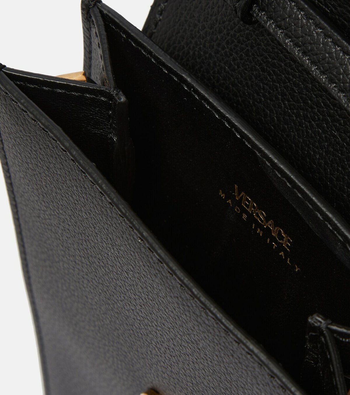 Versace - La Medusa leather phone pouch Versace