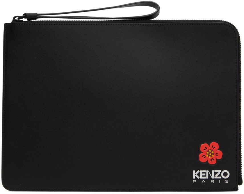 Kenzo Black Kenzo Paris Large Boke Flower Clutch Kenzo