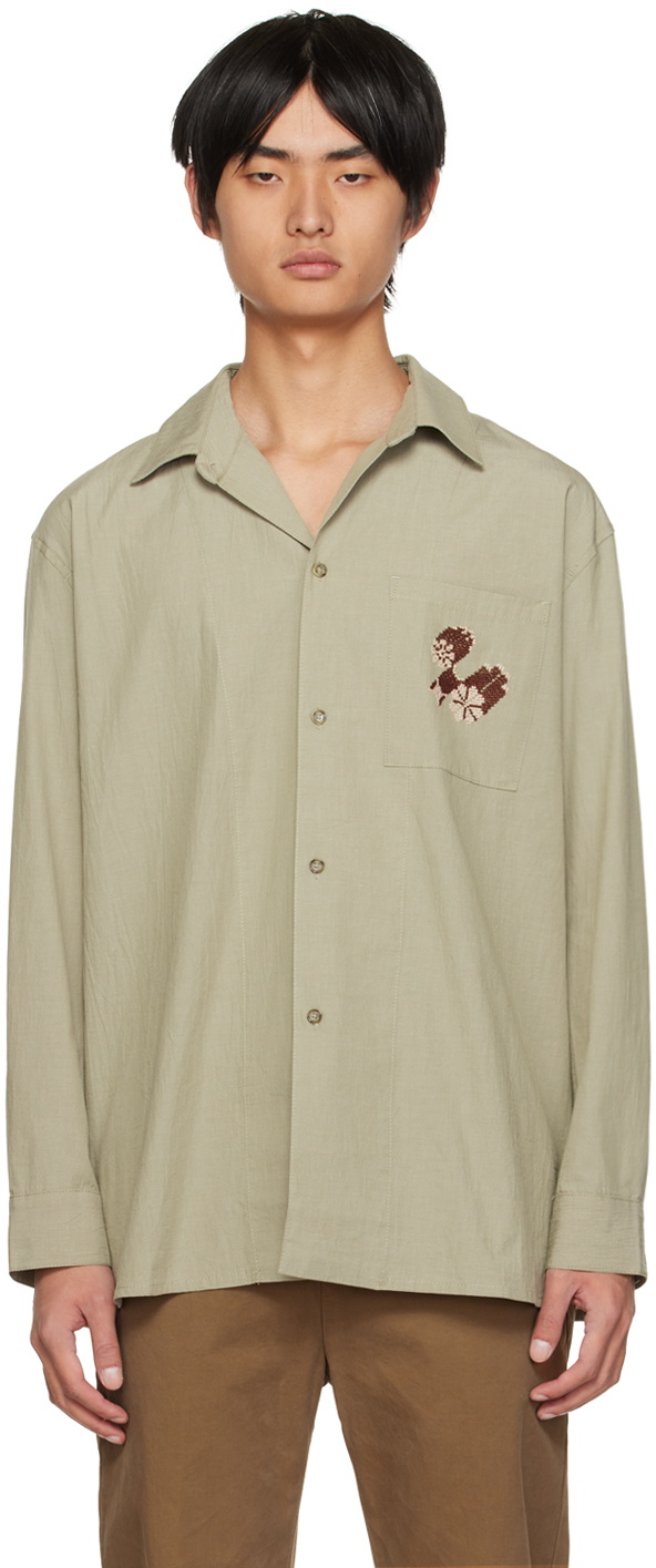ADISH Green Wared Shirt ADISH