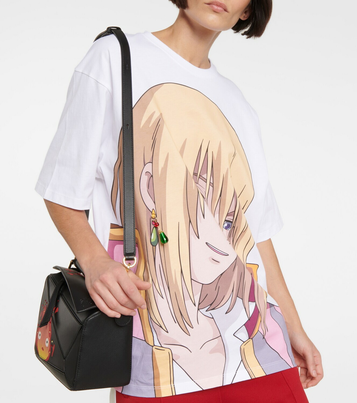 Loewe x Howl's Moving Castle Howl embellished cotton T-shirt Loewe