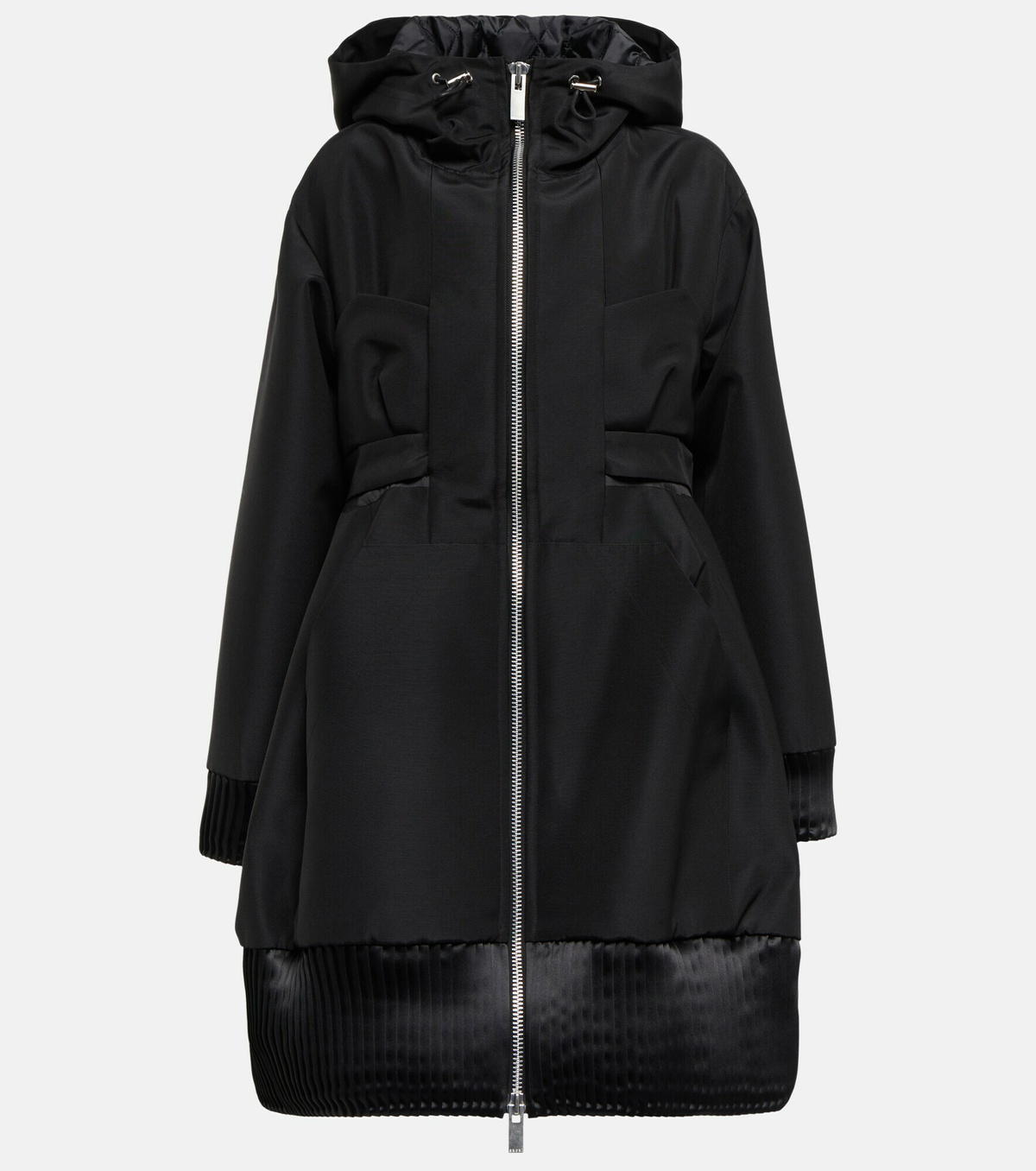 Sacai - Wool and silk jacket Sacai