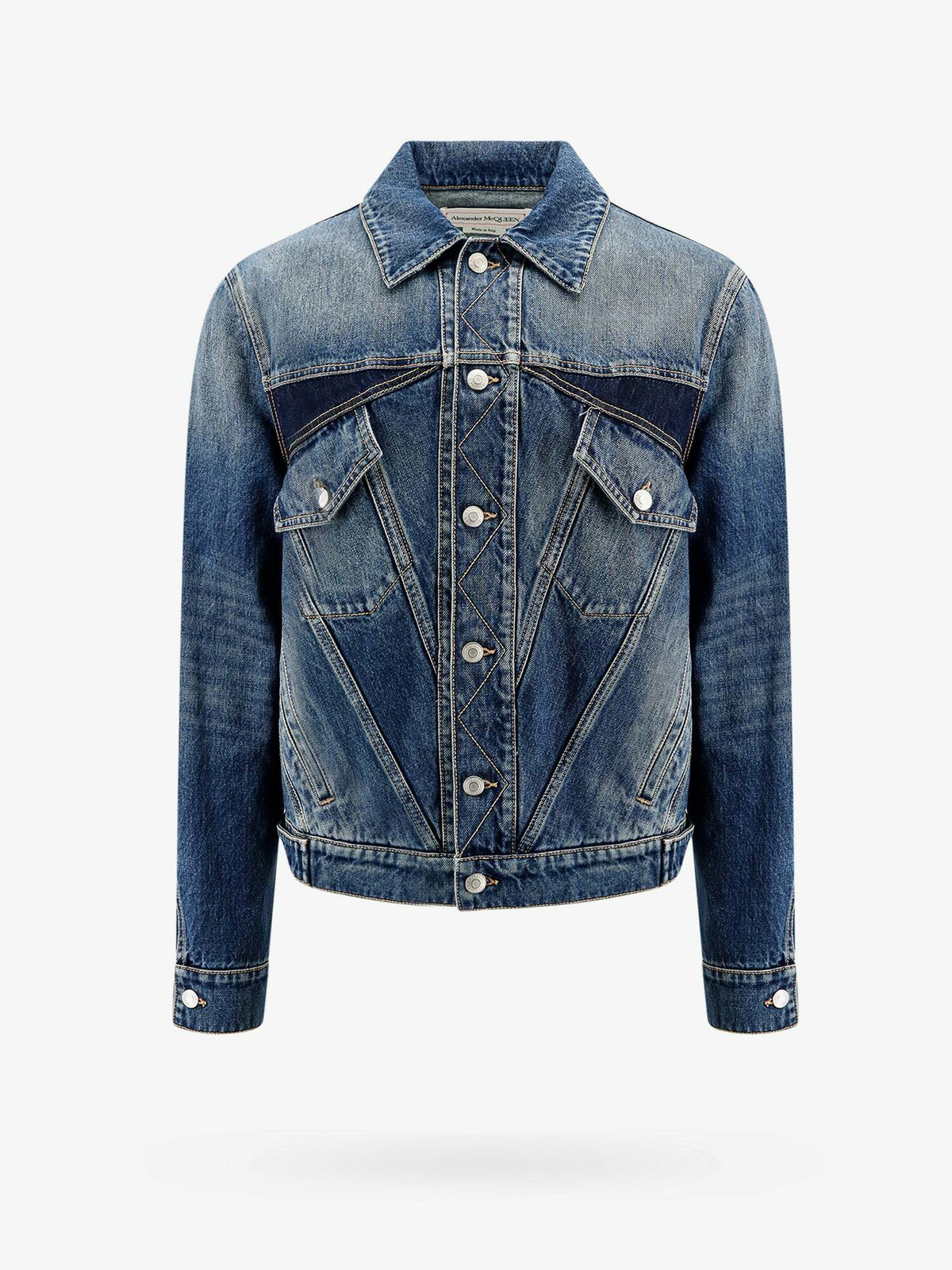 Alexander Mcqueen Jacket Blue Mens Alexander McQueen