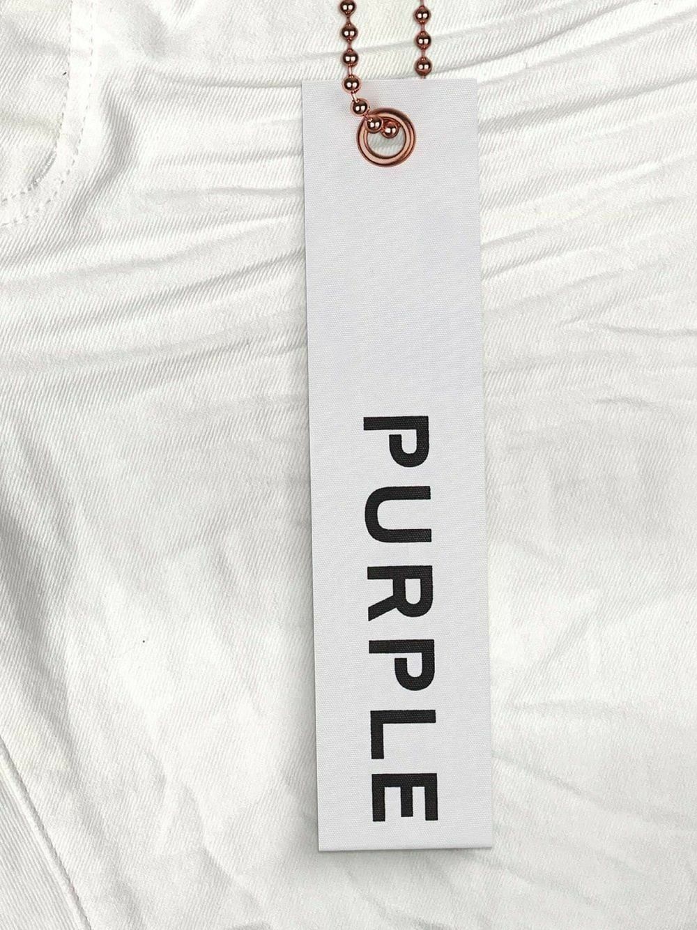 Purple Brand White P001 Crinkled Slim Jeans Purple Brand
