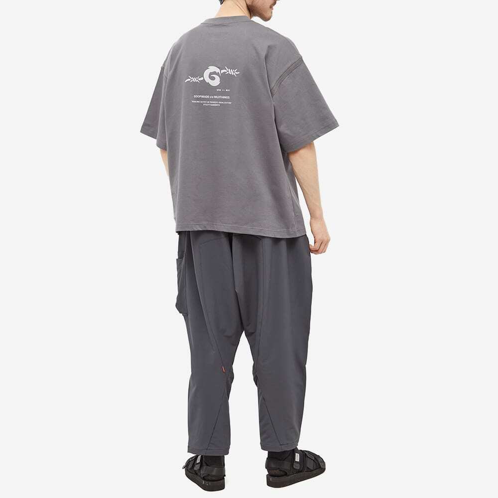 GOOPiMADE x WildThings Graphic Pocket T-Shirt in Lava Smoke GOOPiMADE