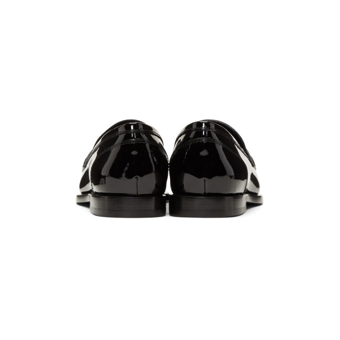 Balmain Black Kriss Loafers Balmain
