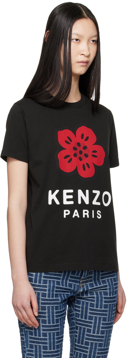 Kenzo Black Kenzo Paris Boke Flower T-Shirt Kenzo