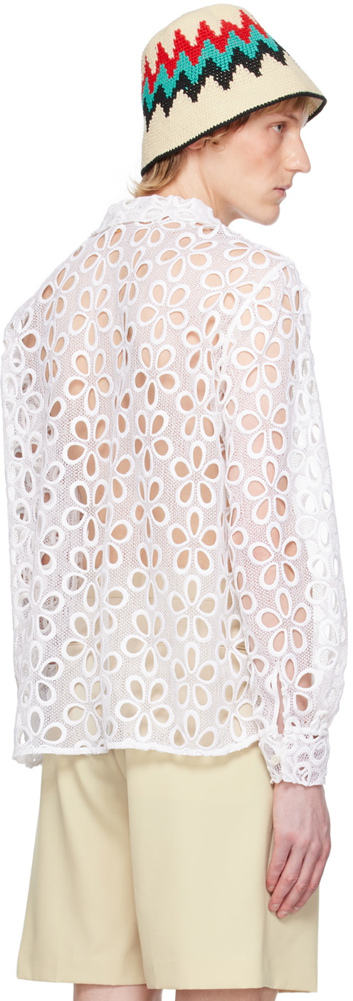 Bode White Primrose Shirt Bode