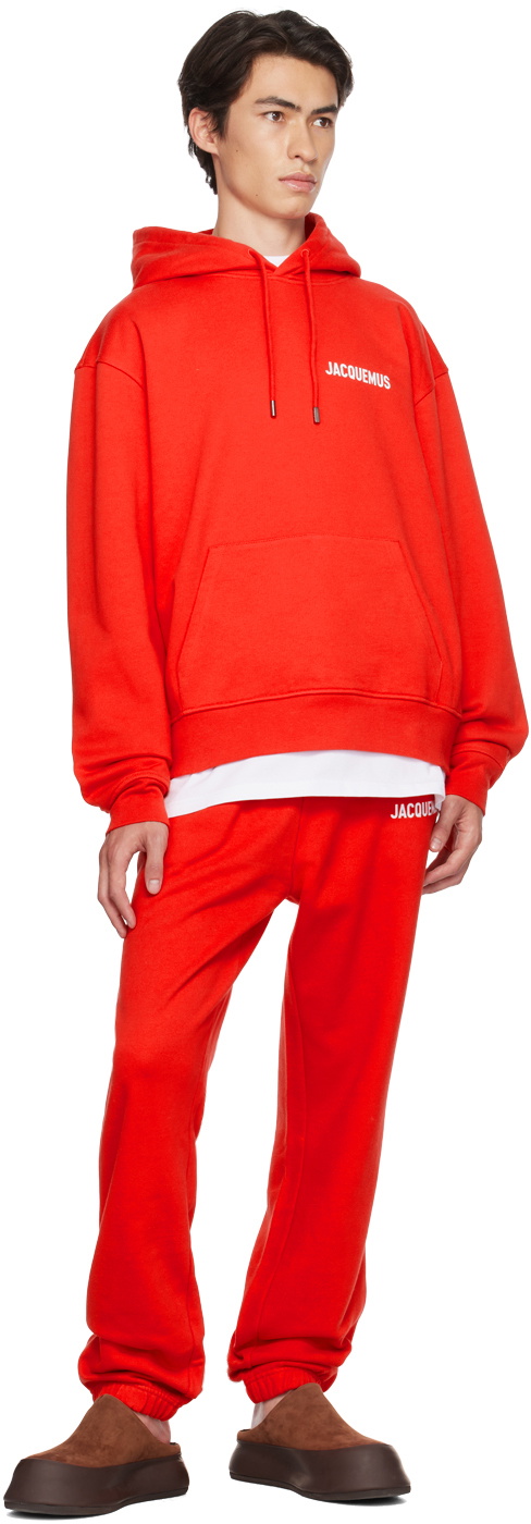 Jacquemus Red Le Papier 'Le Jogging Jacquemus' Sweatpants Jacquemus