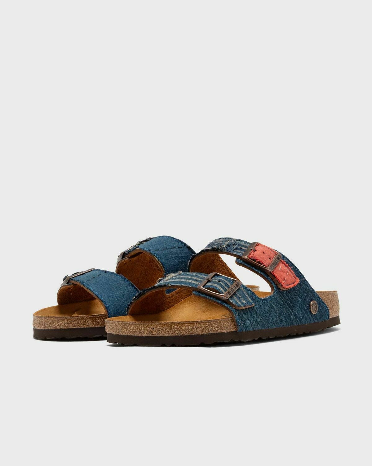 Birkenstock Arizona Boro Tex Blue Sandals & Slides Birkenstock
