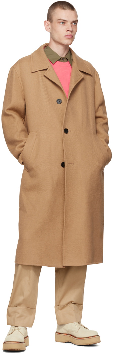 Solid Homme Beige Tapered Trousers Solid Homme