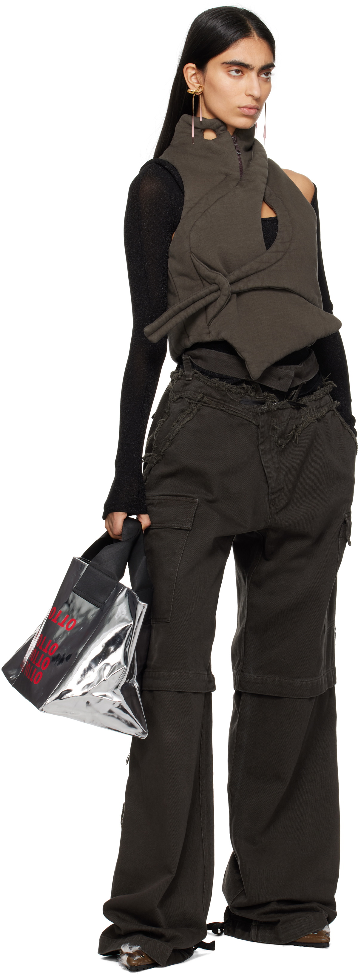 Ottolinger Silver Maxi Otto Tote Ottolinger