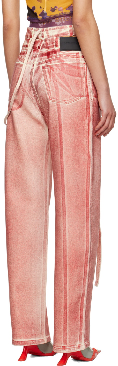 Ottolinger SSENSE Exclusive Red Jeans Ottolinger