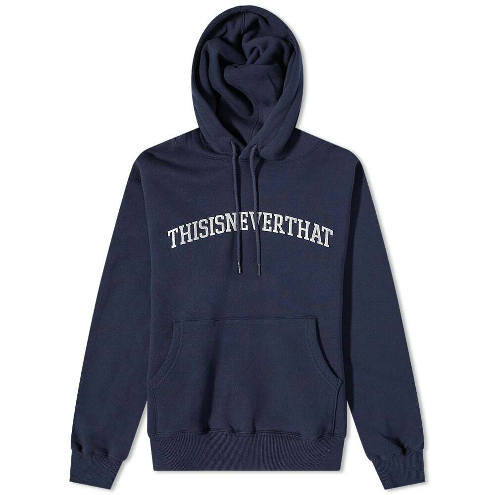 thisisneverthat Men's Arch-Logo Pop Over Hoody in Navy thisisneverthat