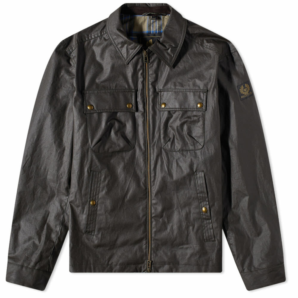Belstaff Men's Tour Overshirt in Faded Olive Belstaff