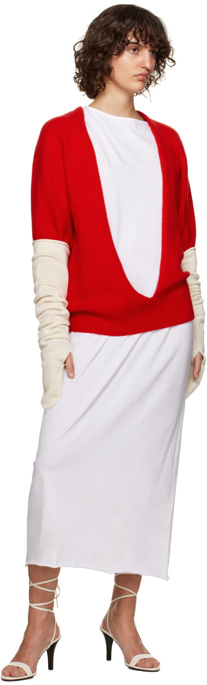 The Row Off-White Maud Heeled Sandals The Row