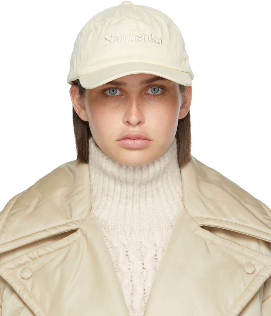 Nanushka Yellow Organic Cotton Val Cap Nanushka