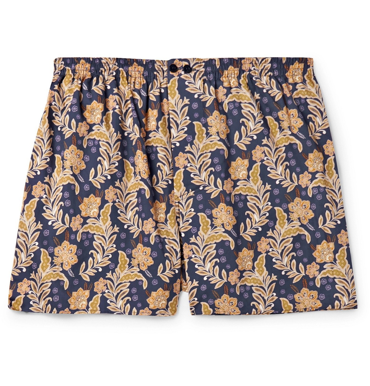Zimmerli - Printed Cotton Boxers - Blue Zimmerli