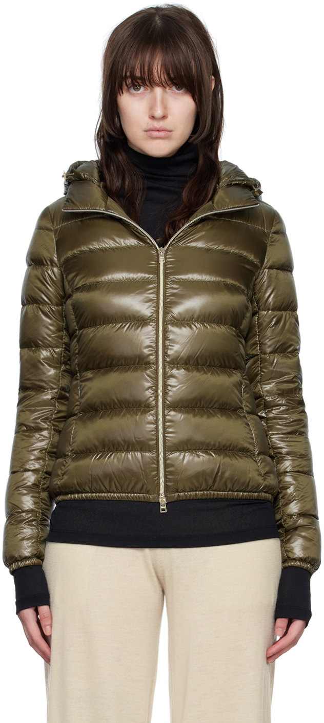 Herno Khaki Giada Down Jacket Herno