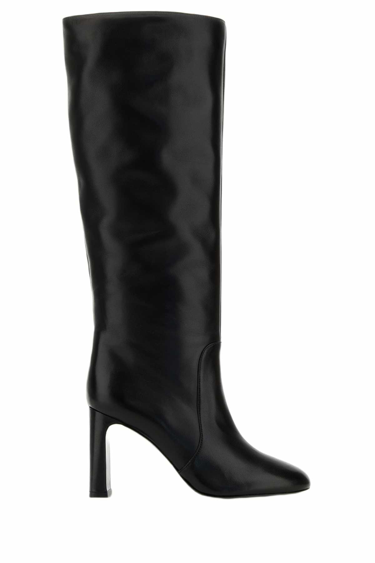 Stuart Weitzman Black Nappa Leather Babette Boots Stuart Weitzman