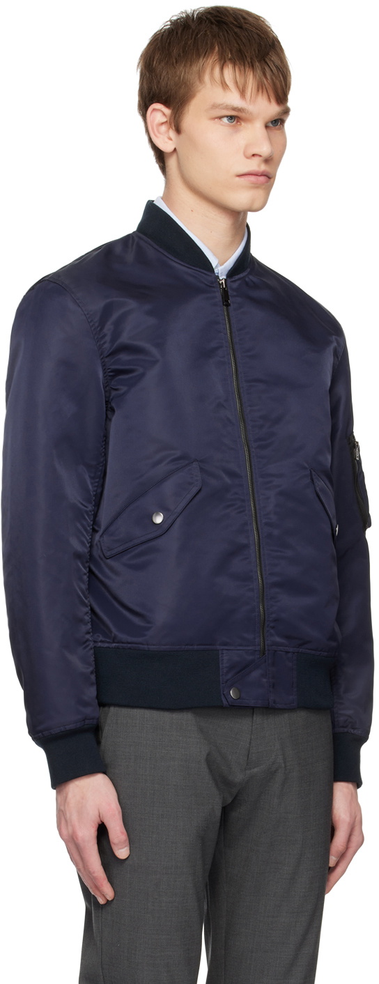 Theory Navy Flight Bomber Jacket Theory