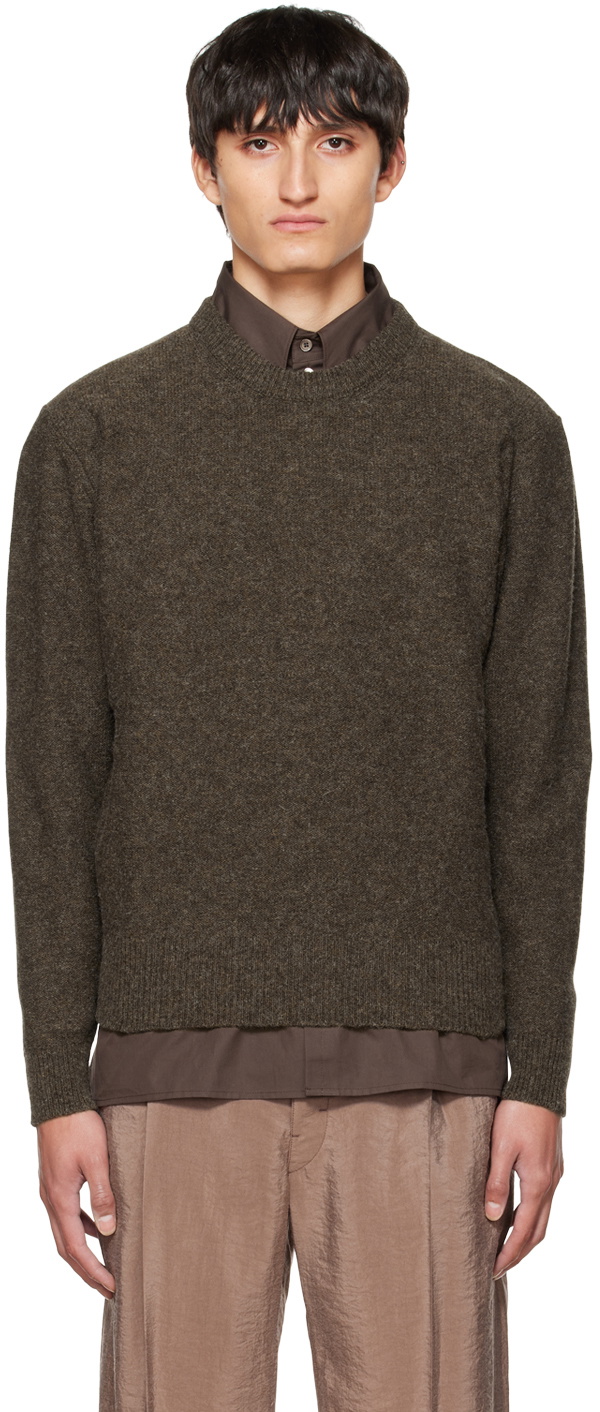Lemaire Brown Wool Sweater Lemaire
