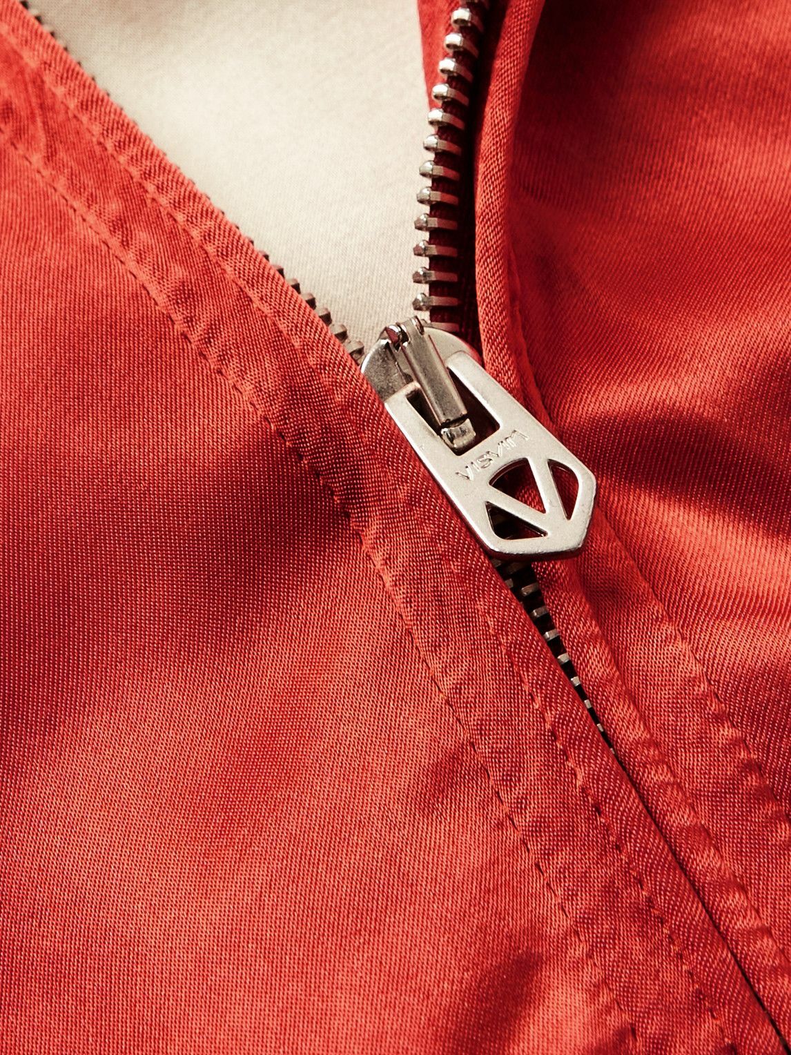 Visvim - Douglas Satin Bomber Jacket - Red Visvim