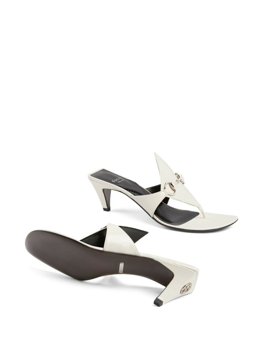 GUCCI - Horsebit Leather Sandals Gucci