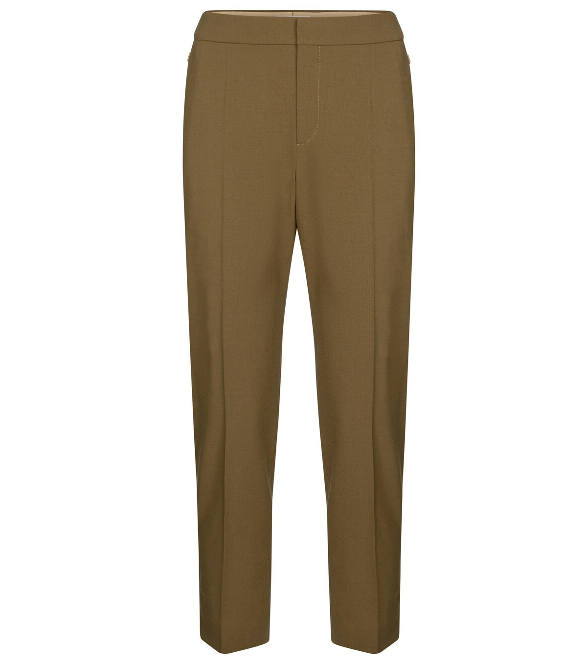Chloe - Cropped slim stretch-wool pants Chloe