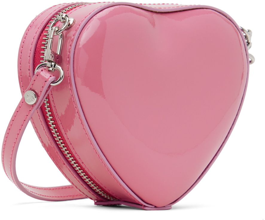 Vivienne Westwood Pink Mini Louise Heart Crossbody Bag Vivienne Westwood