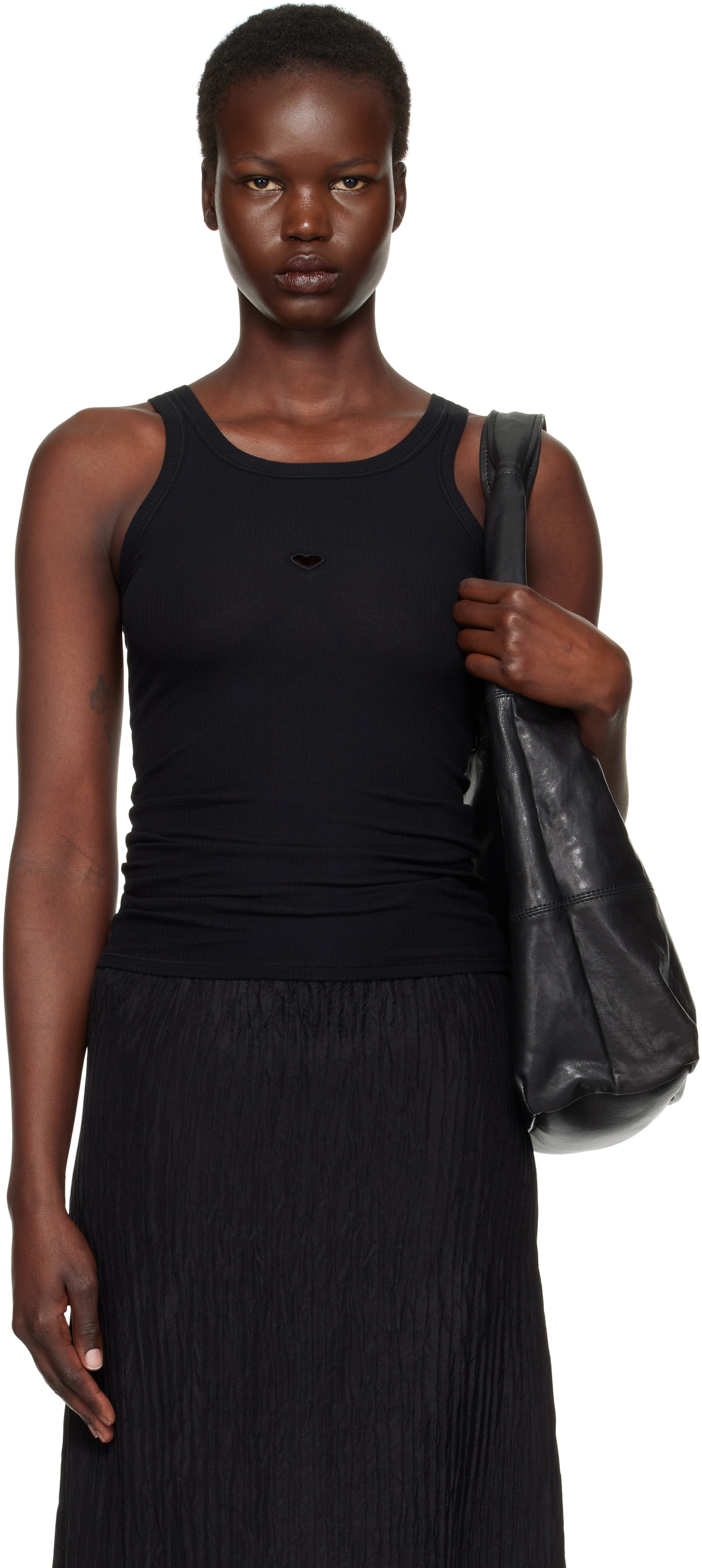 Baserange Black Heart Tank Top Baserange