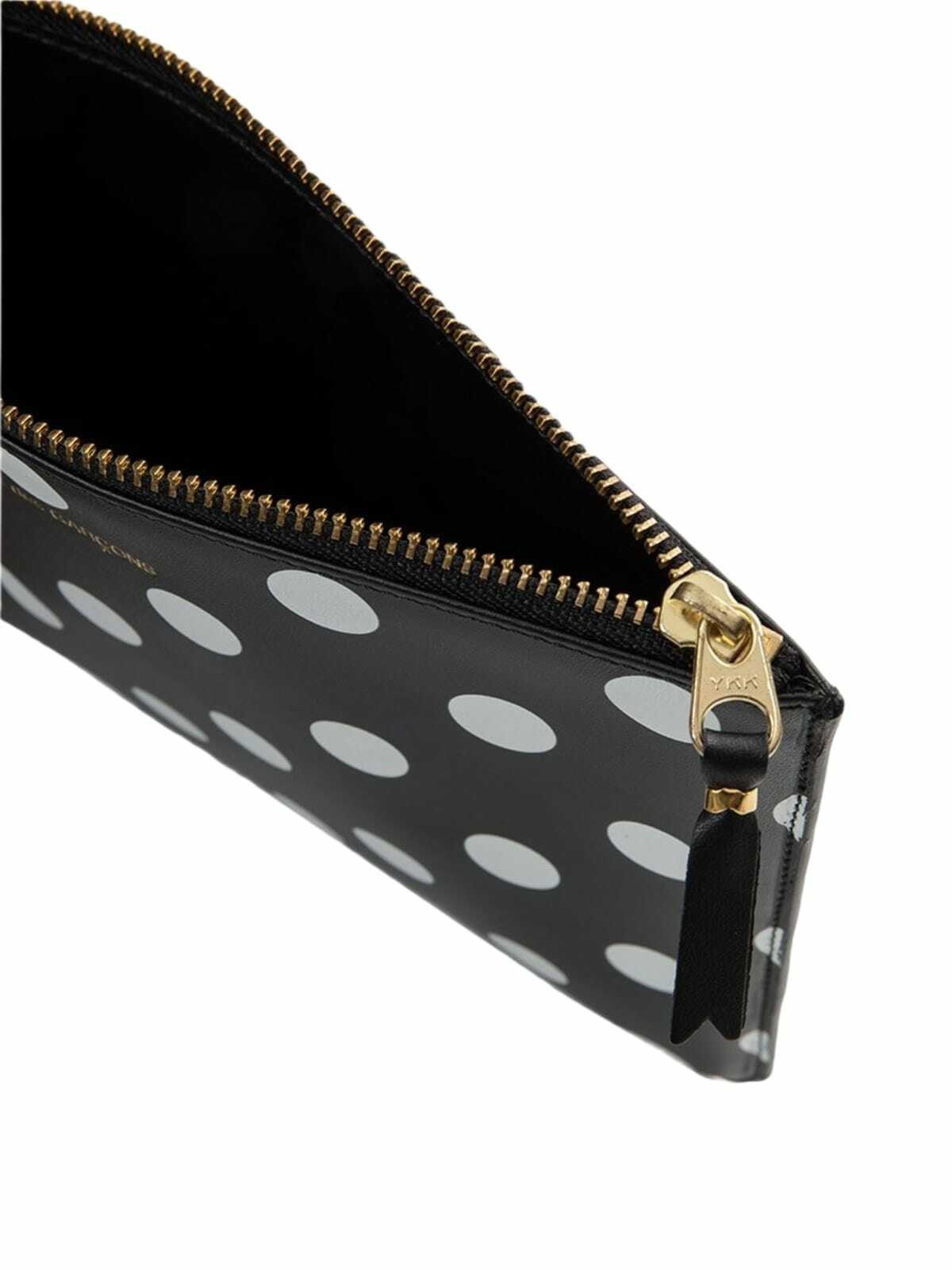 Comme des Garçons Wallet Dots Printed Leather Wallet Comme des Garcons ...