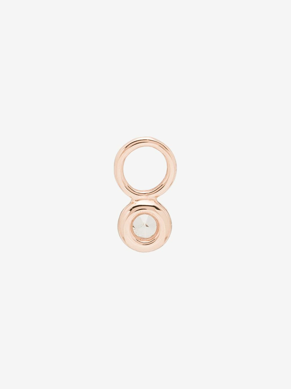 Roxanne First 14K Rose Gold Diamond Earring Charm Roxanne First