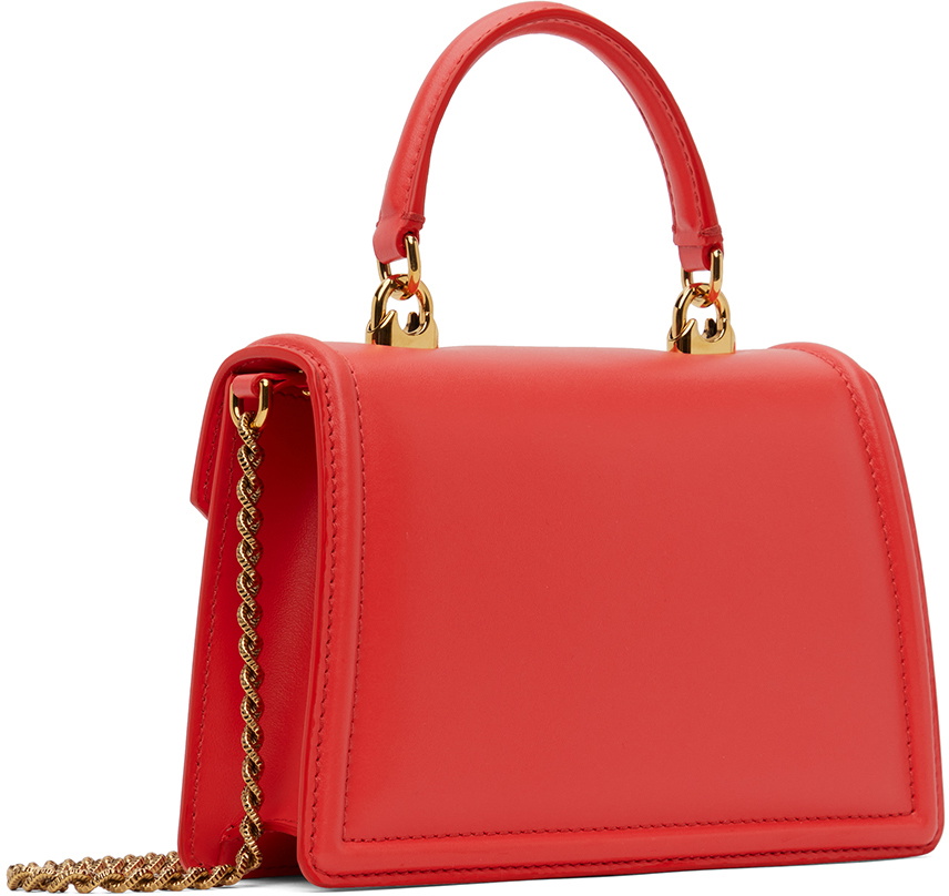 Dolce&Gabbana Orange Small Devotion Top Handle Bag Dolce & Gabbana