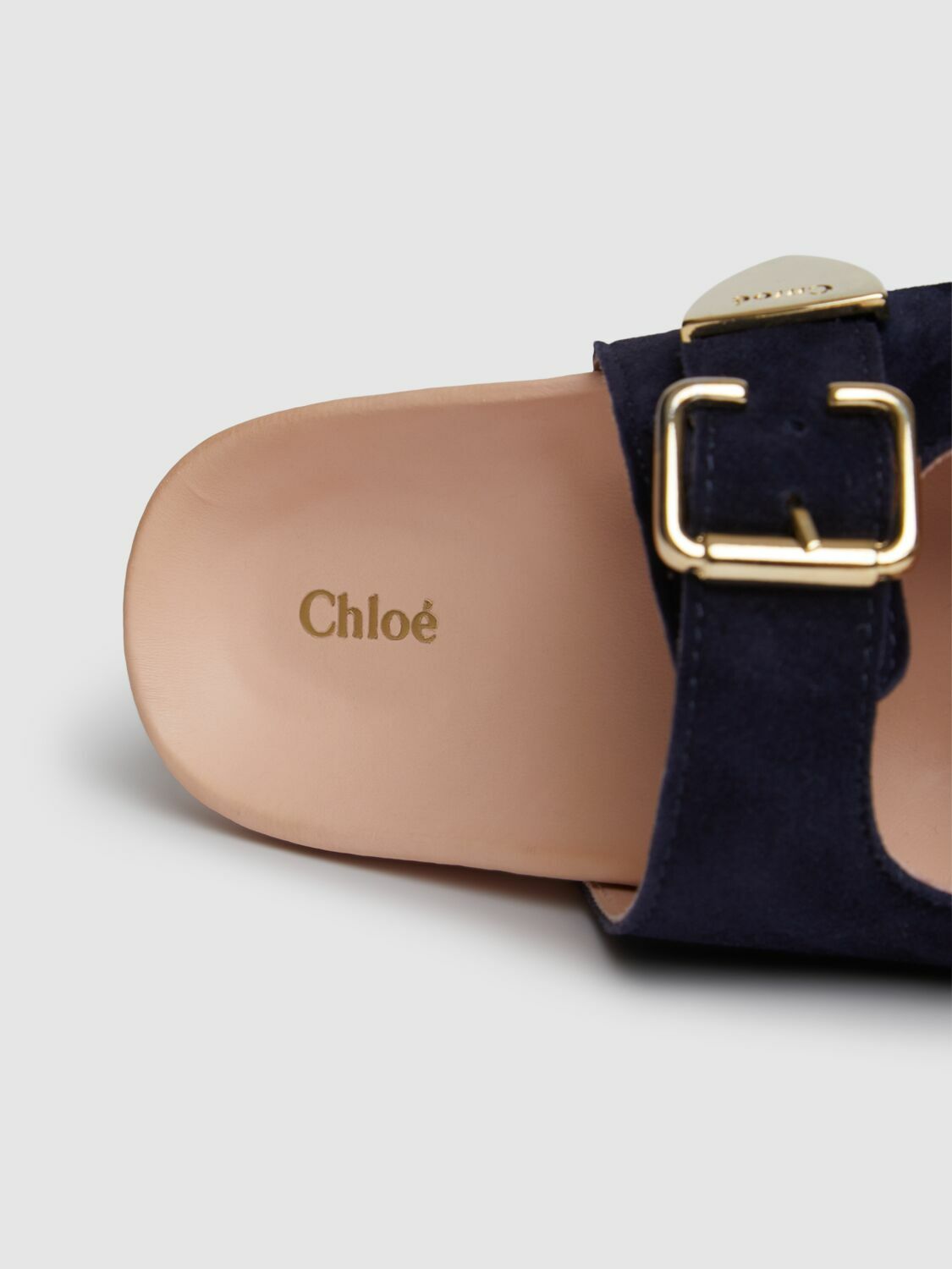 CHLOÉ Suede Slides Chloe