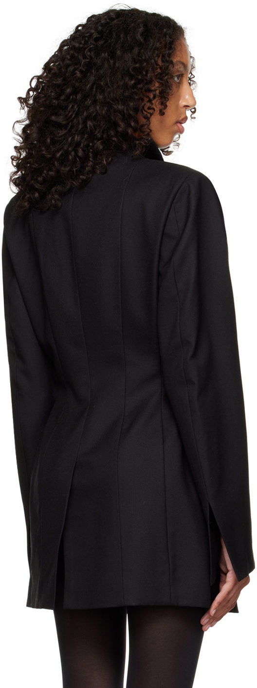 Maximilian Davis Black Layered Blazer Maximilian Davis