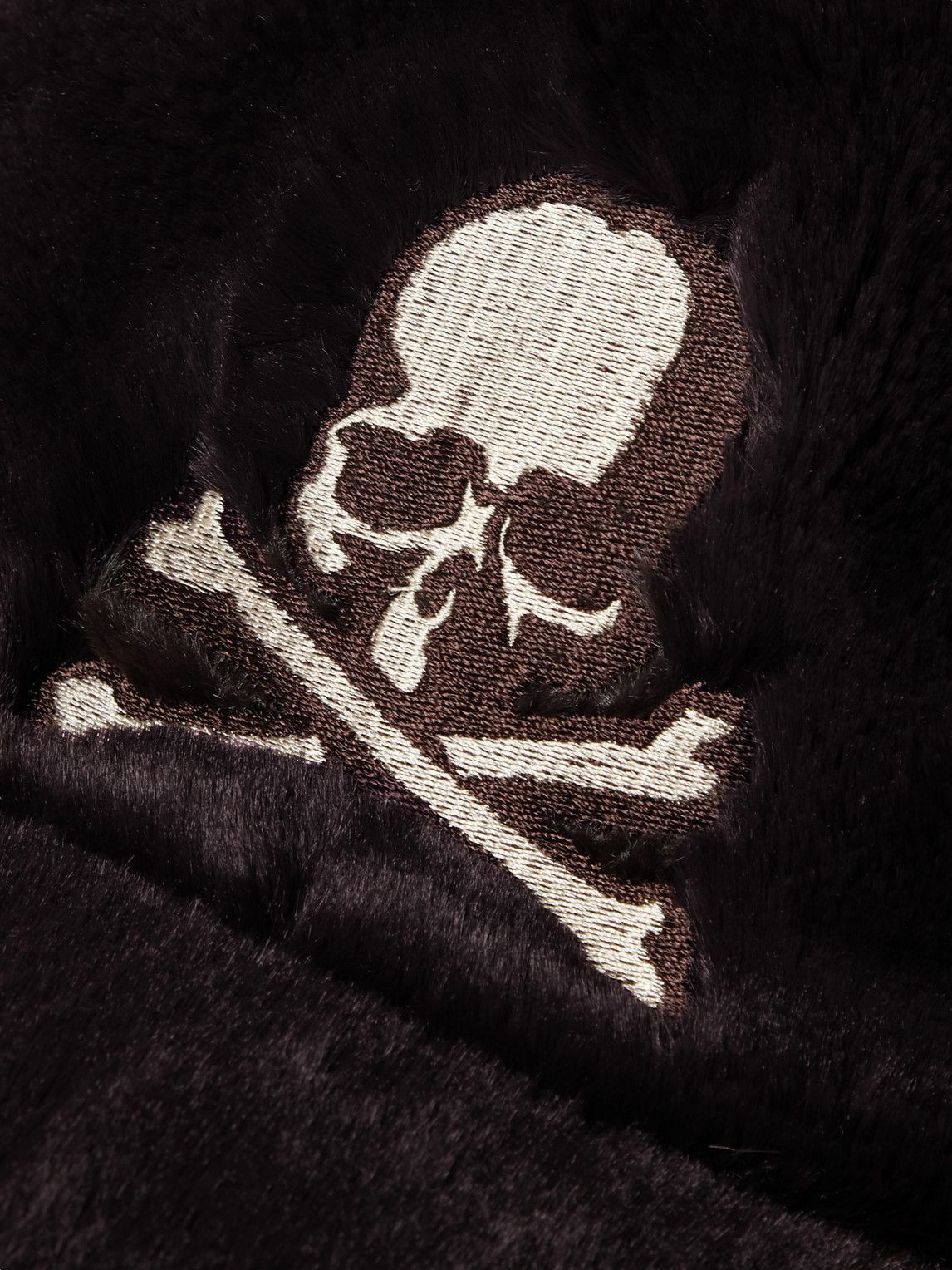 Mastermind World - Logo-Embroidered Faux Fur Baseball Cap - Brown ...