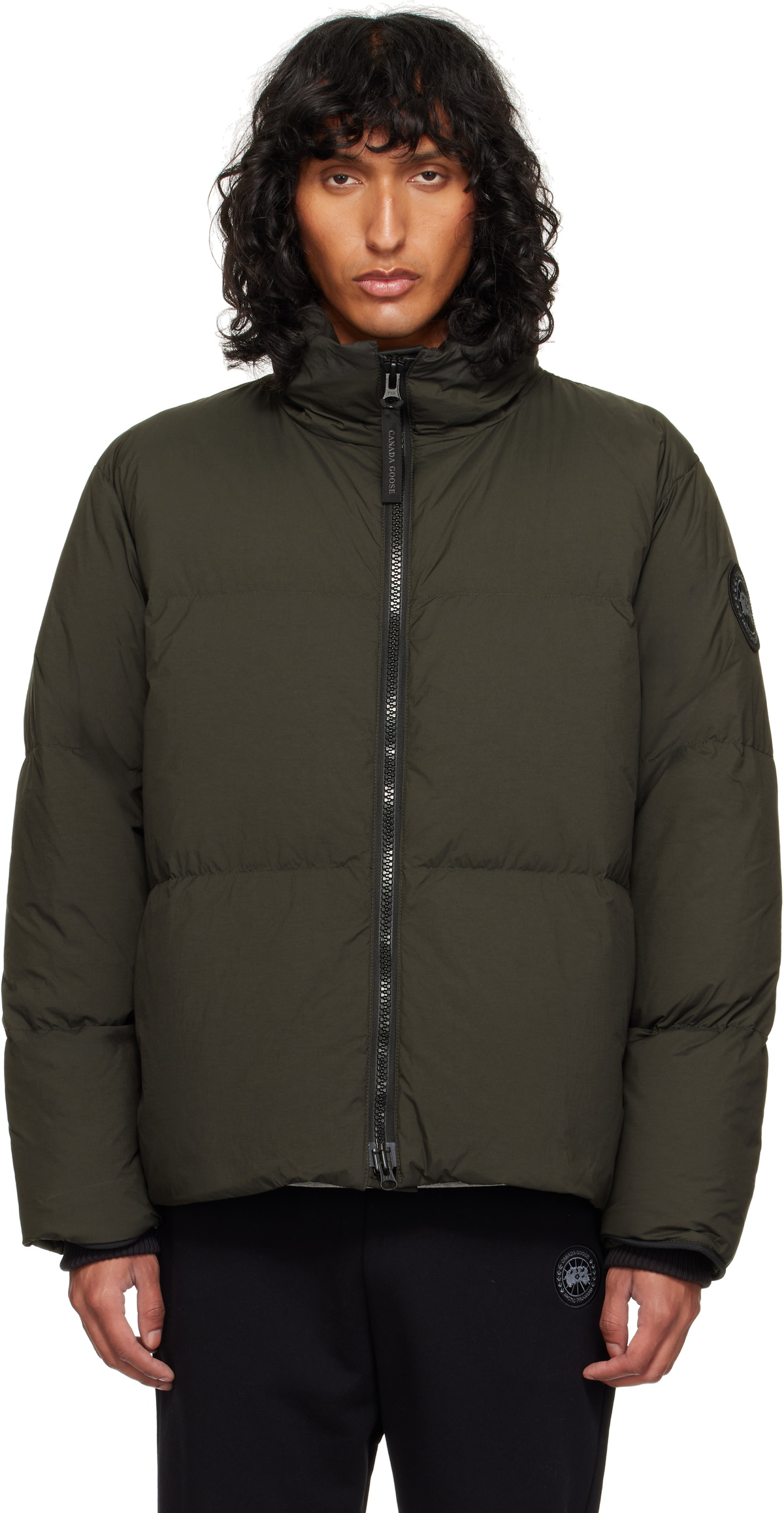 Canada Goose Gray 'Black Label' Lawrence Puffer Down Jacket Canada Goose