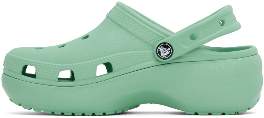 Crocs Green Classic Platform Clogs Crocs