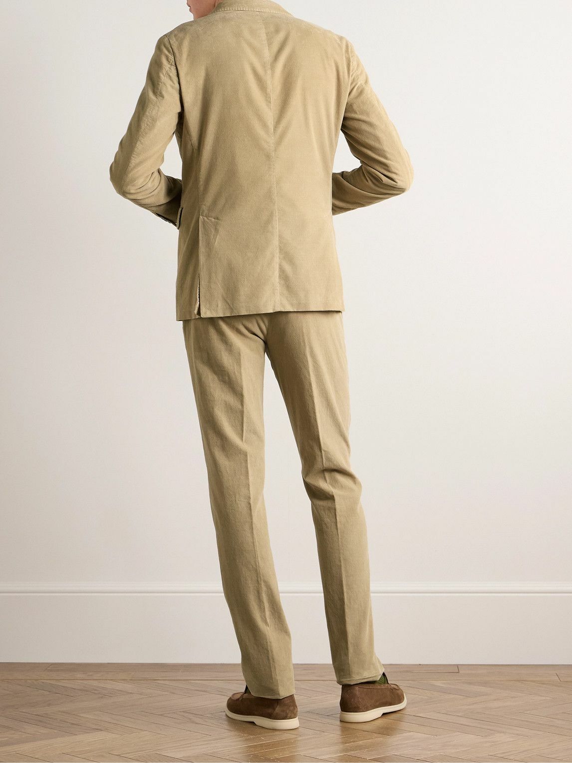Massimo Alba - Sloop Slim-Fit Cotton-Corduroy Suit - Neutrals Massimo Alba