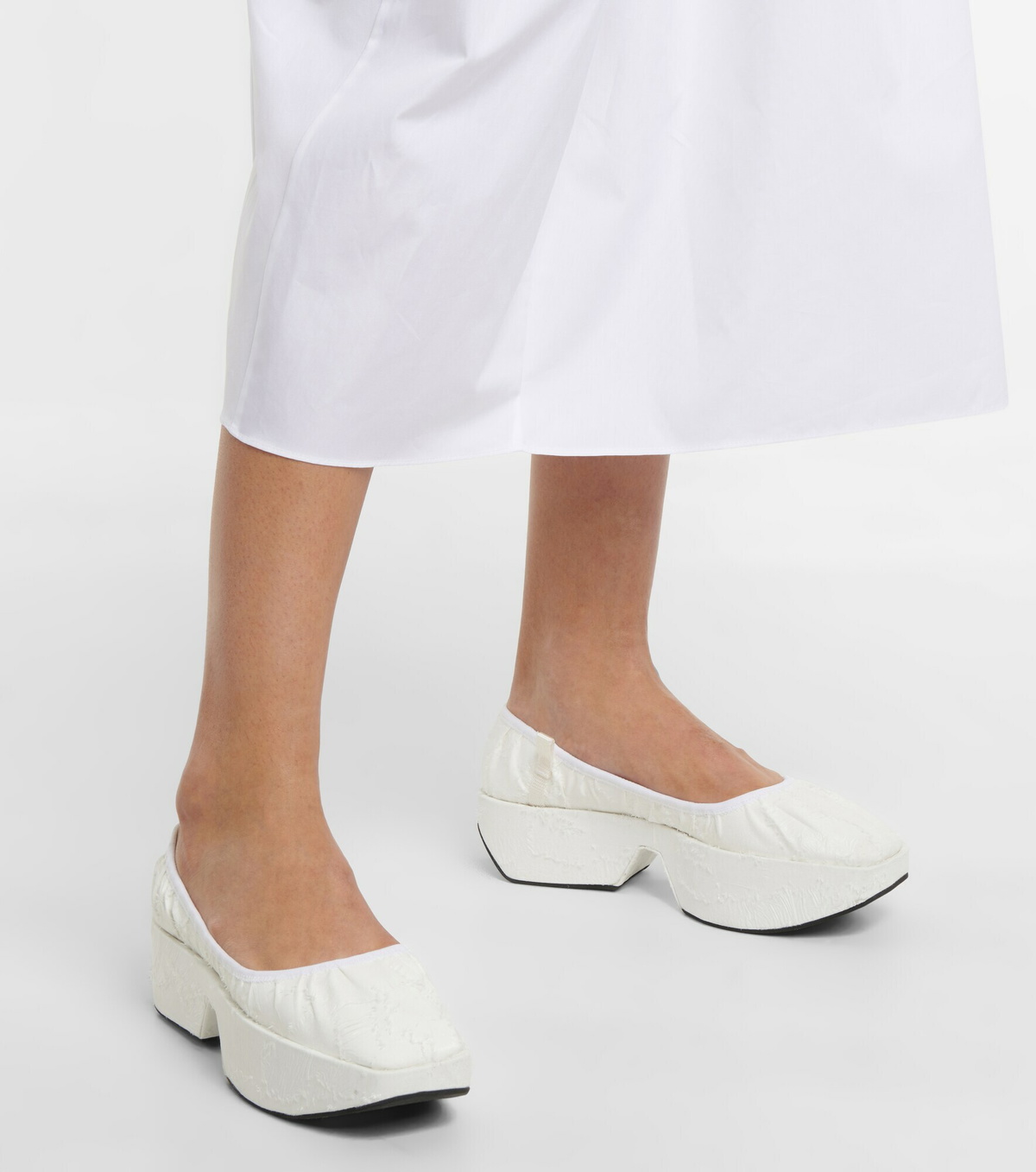 Cecilie Bahnsen - Alexandra platform ballet flats Cecilie Bahnsen