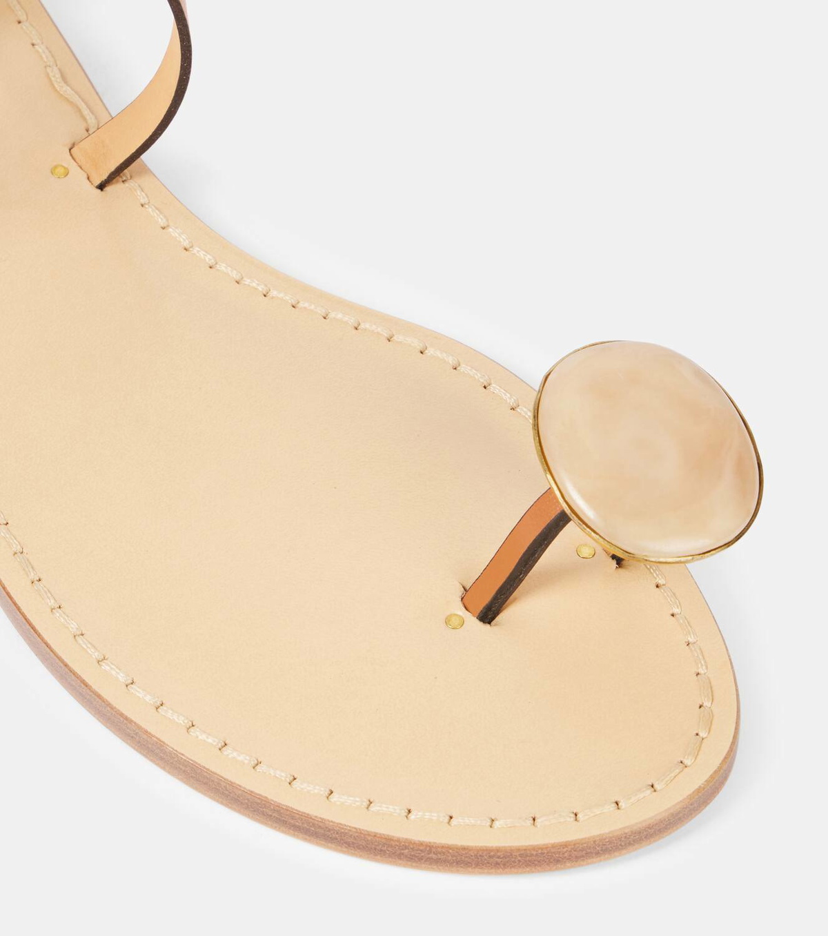 Amanu Kigali embellished leather sandals Amanu