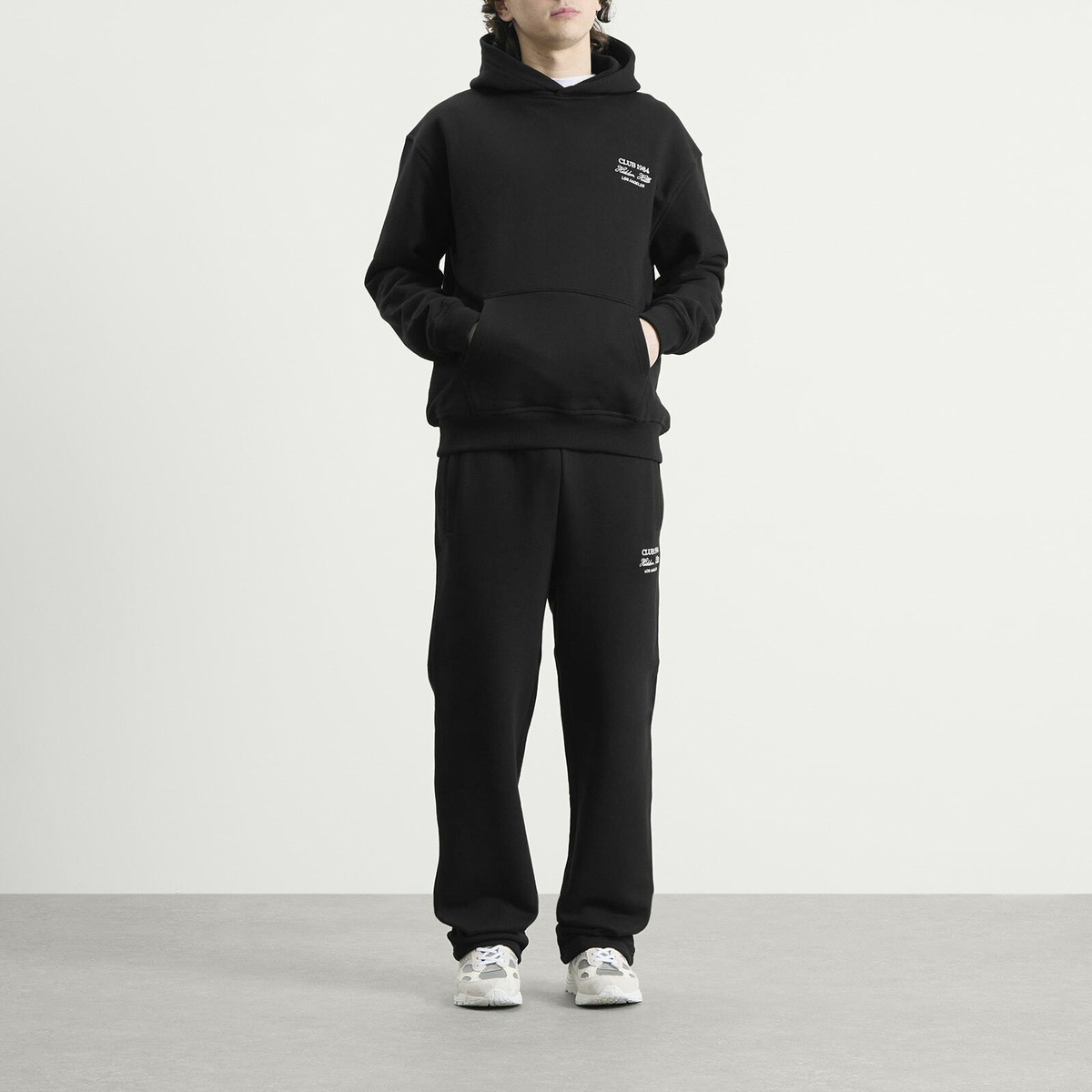 Club 1984 Men's Hidden Hills Hoodie in Black Club 1984
